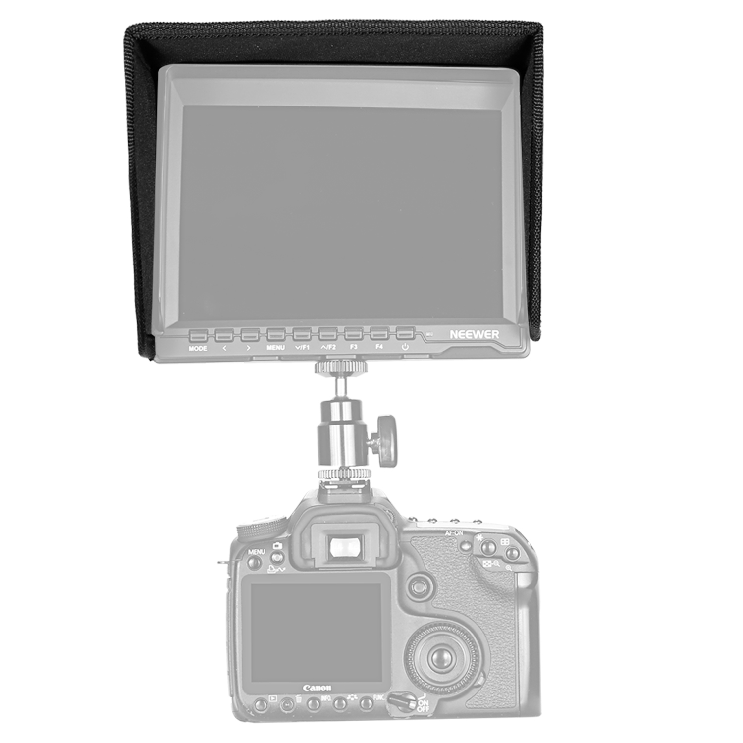 Neewer 7 Inch LCD Video Monitor Display Sunshade Sun Hood | eBay
