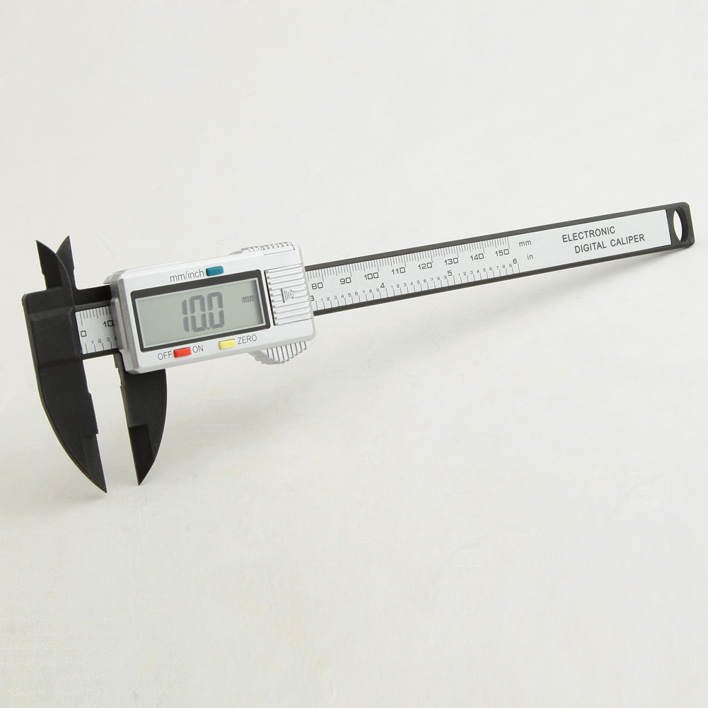 6" 150mm Carbon Fiber Composite Vernier Digital Electronic Caliper ...