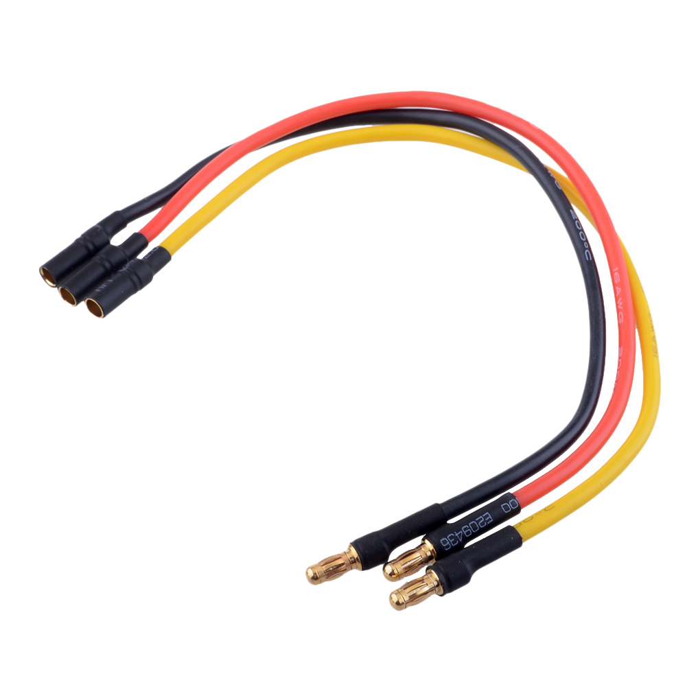 150mm Length Brushless Motor 3.5mm Gold Plated bullet Style Connectors ...