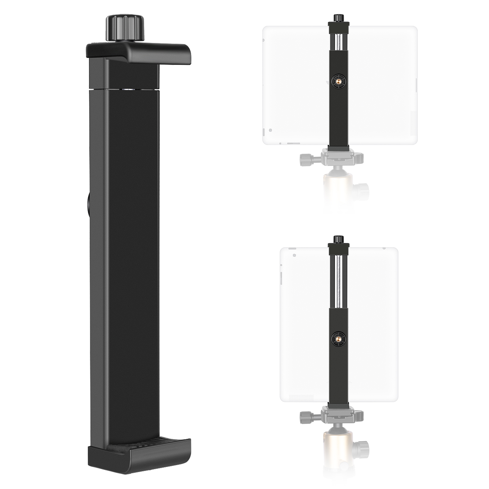 Neewer iPad Tablet Tripod Mount Adapter Holder Adjustable Clamp for ...